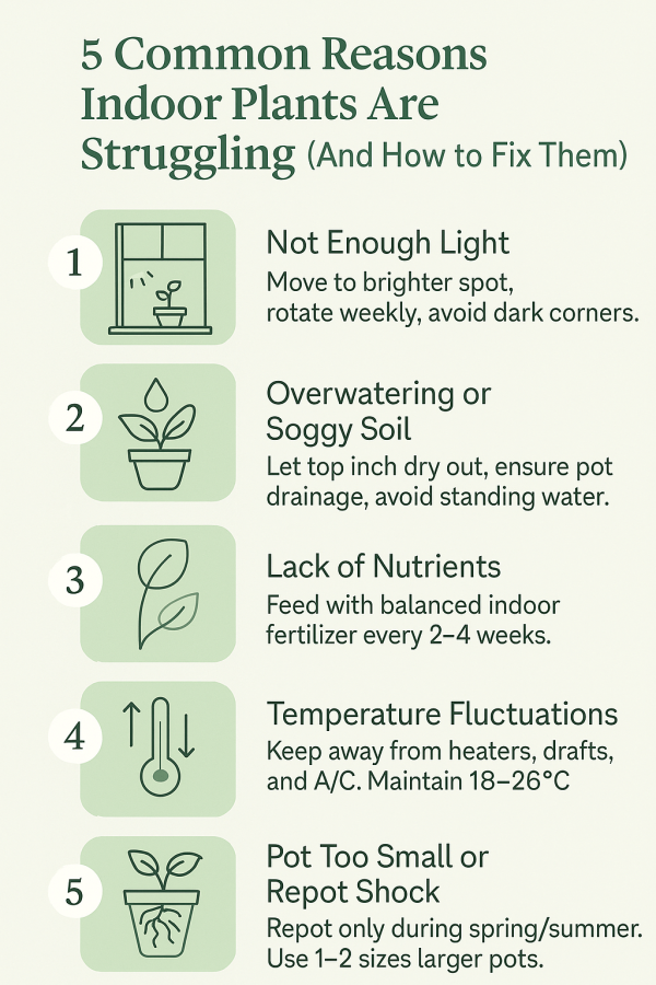Top 5 Reasons Indoor Plants Struggle - CompleteGrow
