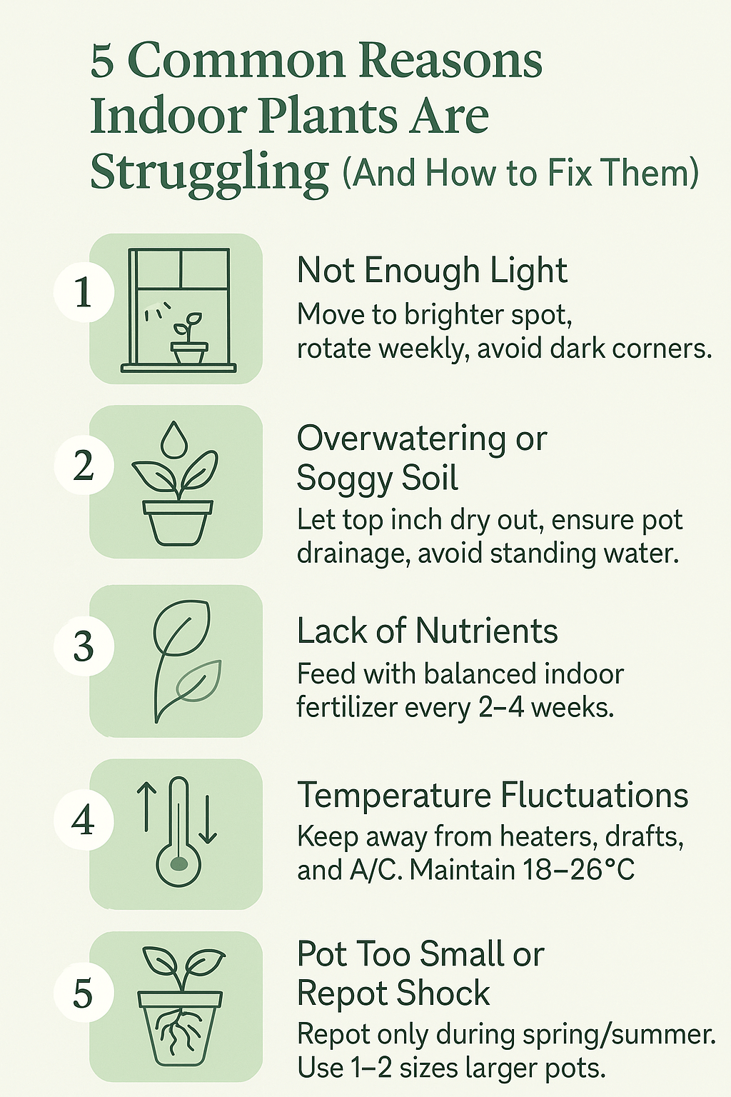 Top 5 Reasons Indoor Plants Struggle - CompleteGrow